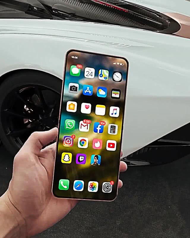 iPhone12折叠概念机：4毫米机身+智能折叠 体验真正的全面屏_百科TA说