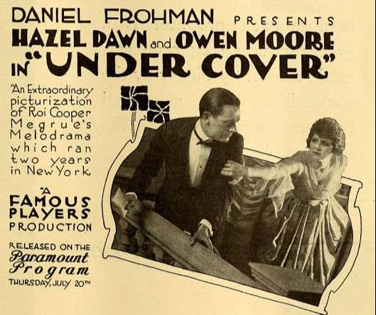 Under Cover（美国1916年Robert G. Vignola执导的电影）_百度百科
