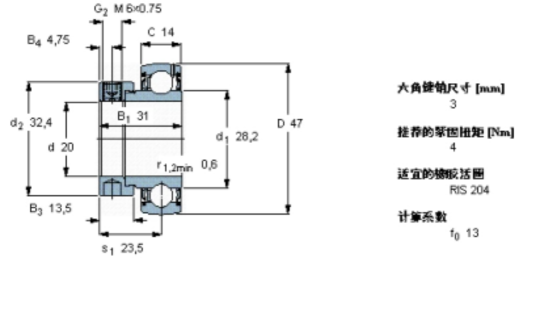 SKF YET204/W64轴承_百度百科