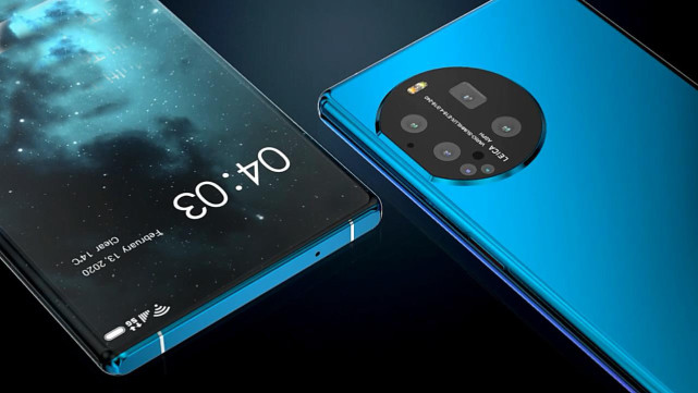 华为Mate40Pro概念图：后置6镜头无打孔瀑布屏，这样的华为太豪横_百科TA说