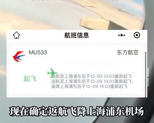 12·9东航航班备降浦东机场事件_百度百科