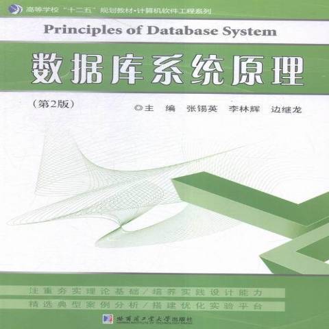 数据库系统原理（2016年哈尔滨工业大学出版社出版的图书）_百度百科