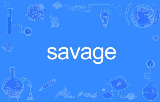 Savage（英文单词）_百度百科