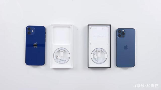 iPhone12/iPhone12Pro真机开箱对比：都是蓝色为啥区别这么大_百科TA说