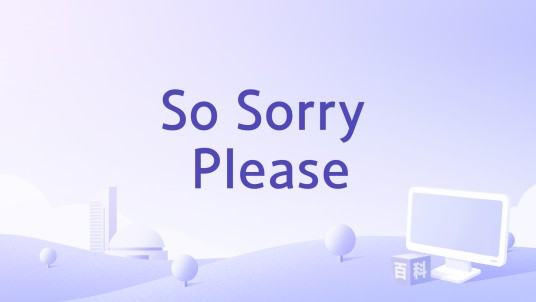 So Sorry Please_百度百科