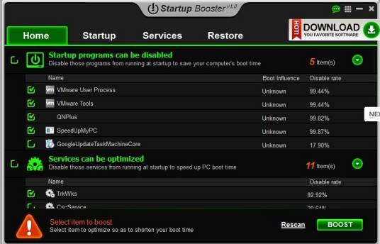 Anvi Startup Booster_百度百科