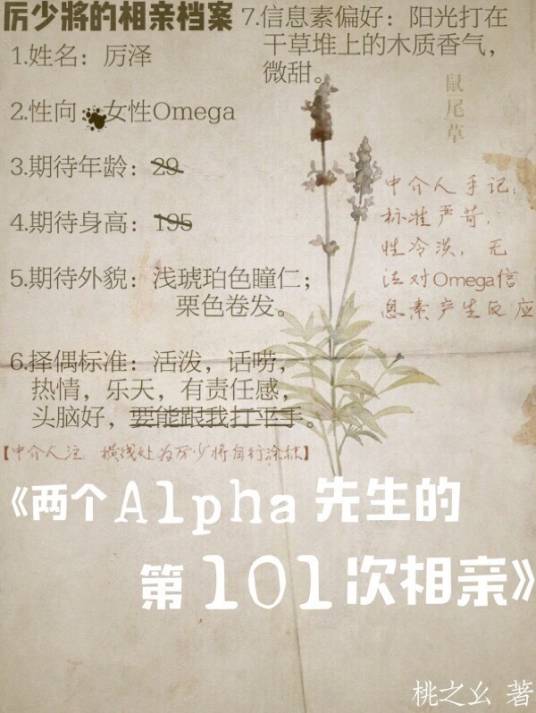 [ABO/双A]两个Alpha先生的第101次相亲_百度百科