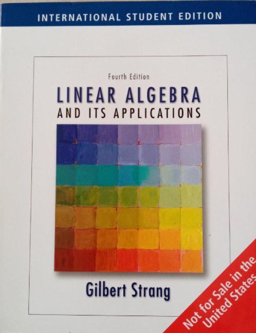 Linear Algebra and Its Applications（2004年10月15日由Brooks出版的图书）_百度百科