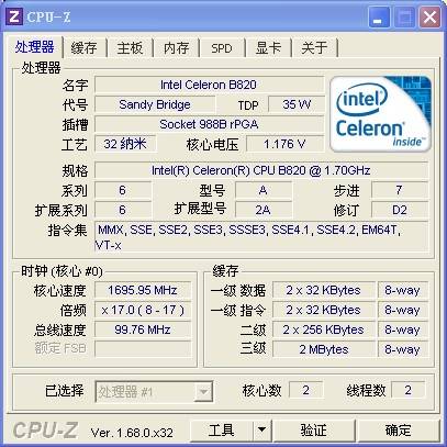 Intel Celeron B820_百度百科