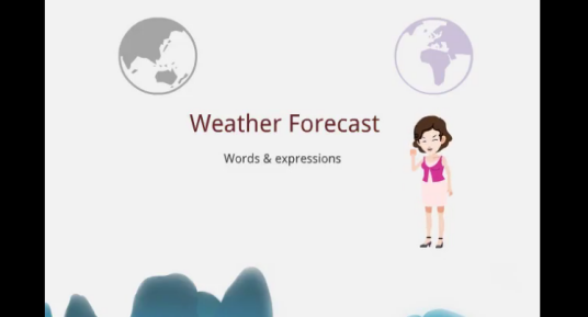 Vocabulary-building for weather forecast listening_百度百科