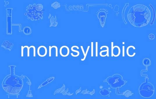 monosyllabic_百度百科