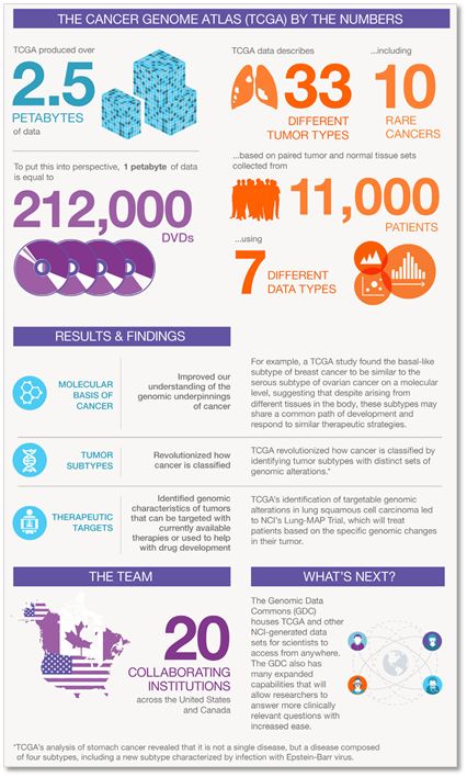 泛癌症图谱：癌症和肿瘤基因图谱（TCGA）_百科TA说