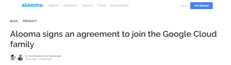 Google收购云计算公司Alooma，但这只是缩短与AWS差距的一小步_百科TA说