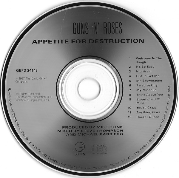 Appetite For Destruction_百度百科