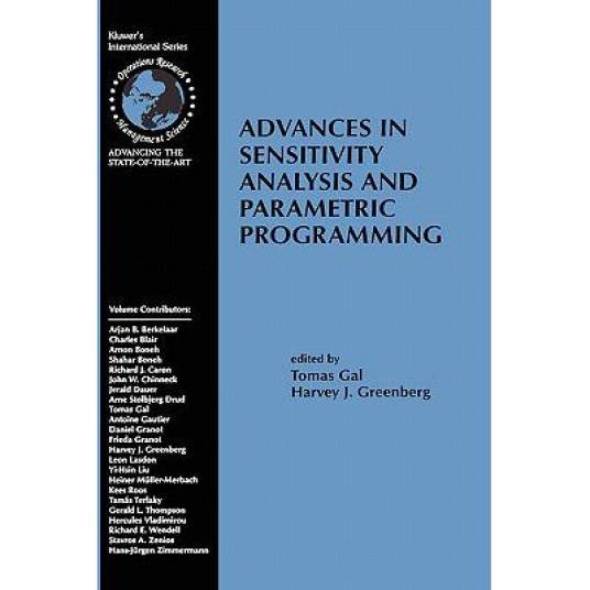 Advances in Sensitivity Analysis and Parametric Programming_百度百科