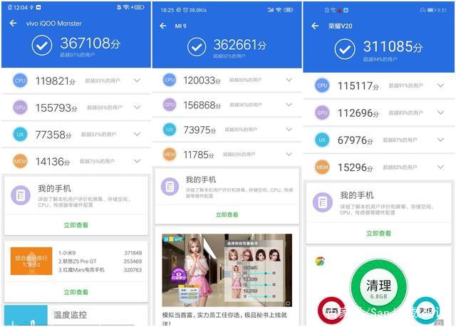同为3000元价位段机型，iQOO、小米9、荣耀V20应该怎么选？_百科TA说