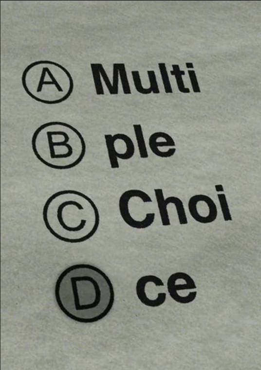 Multiple Choice_百度百科