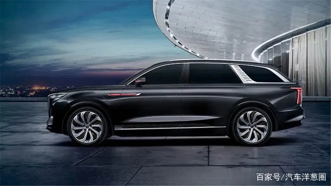 红旗E-HS9官图发布 支持整车无线充电_百科TA说