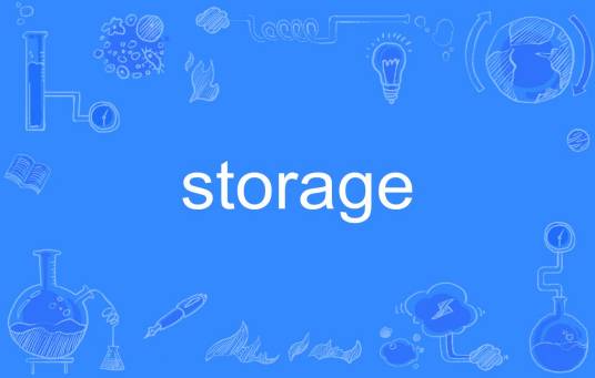 Storage（英语单词）_百度百科