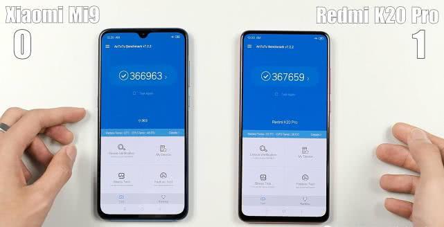 红米K20Pro与小米9性能对决：都是骁龙855，差距却很大_百科TA说