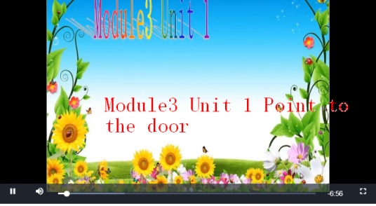 Module3 Unit 1 Point to the door_百度百科