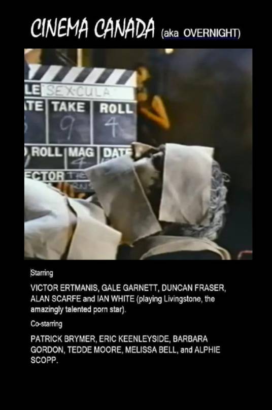 Overnight（加拿大1986年Jack Darcus执导的剧情喜剧电影）_百度百科