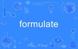 formulate_百度百科