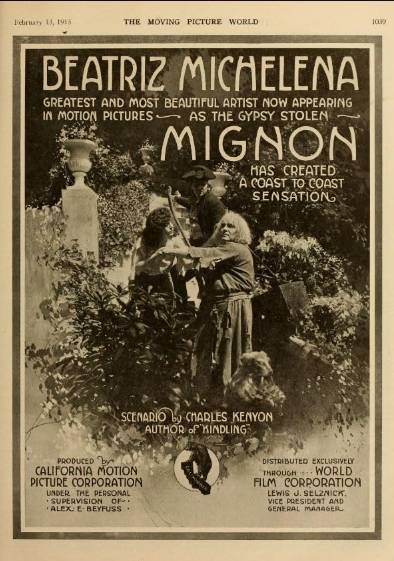 Mignon（美国1915年Alexander E. Beyfuss执导的电影）_百度百科