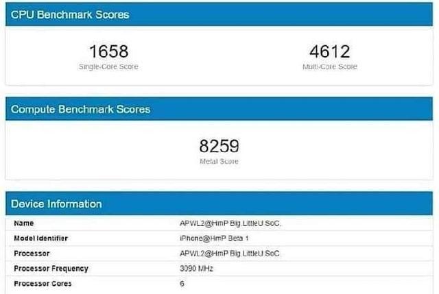 苹果A14 Bionic跑分曝光，性能提升惊人，采用台积电5nm制程_百科TA说