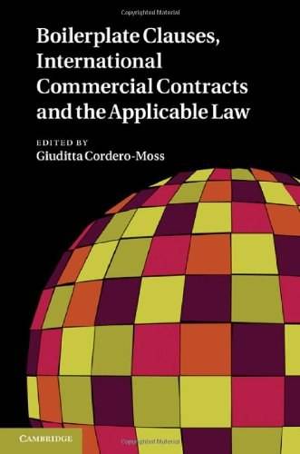 Boilerplate Clauses, International Commercial Contracts and the ...