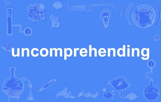 uncomprehending_百度百科