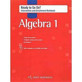 Holt McDougal Algebra 1 Grade 9: Ready to Go On? Intervention and ...