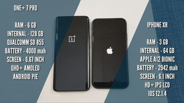 一加7Pro和iPhoneXR性能比拼：价格差2千性能差更多 网友评论太有才了_百科TA说