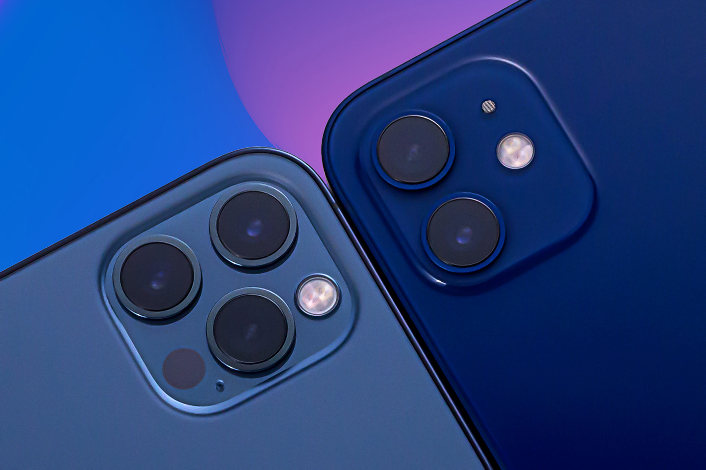 iPhone 12/12 Pro图赏：重回方正机身 “C位蓝”爱了爱了_百科TA说