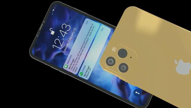 iPhone12概念图：刘海被屏幕覆盖 前镜头在边框上 这才是最美苹果_百科TA说