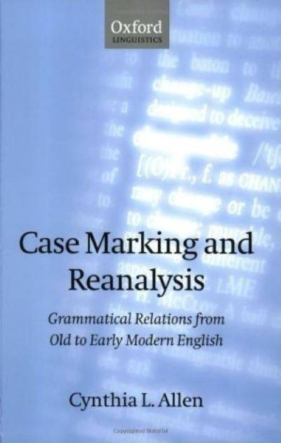 Case Marking and Reanalysis_百度百科