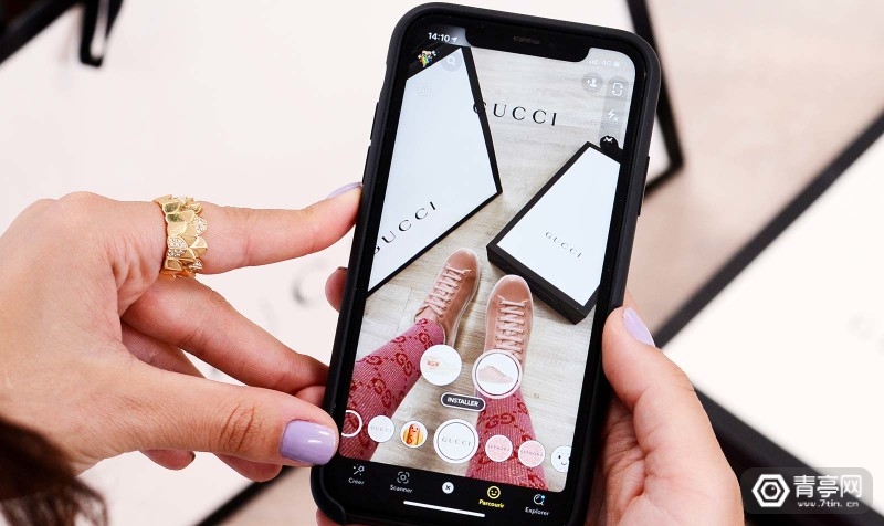 Snapchat与Gucci再合作，推AR试鞋体验_百科TA说