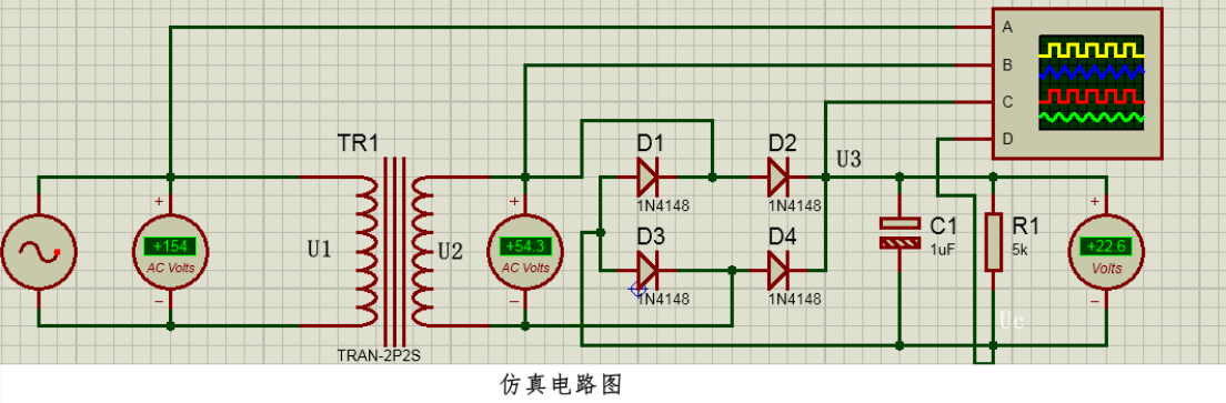 桥式整流电路仿真_百科TA说