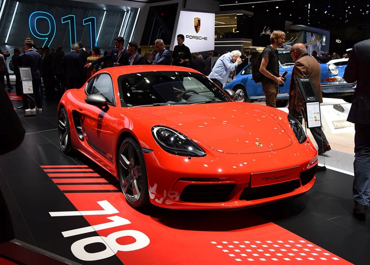 保时捷718T的动力提升，加配20英寸轮毂、运动排气加SC组件_百科TA说