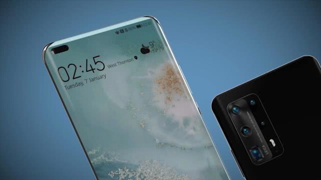 华为P40Pro概念图：四曲面瀑布屏+120Hz刷新率 力压小米10_百科TA说