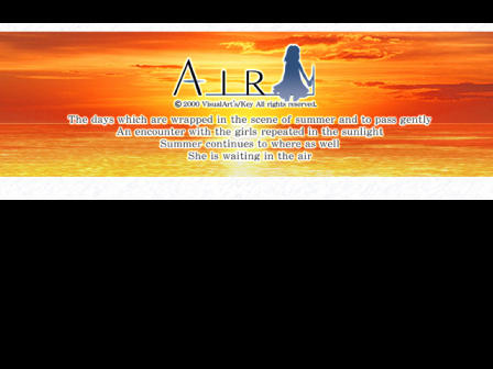 AIR（日本KEY会社发行的冒险恋爱游戏）_百度百科