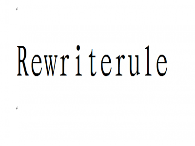 Rewriterule_百度百科