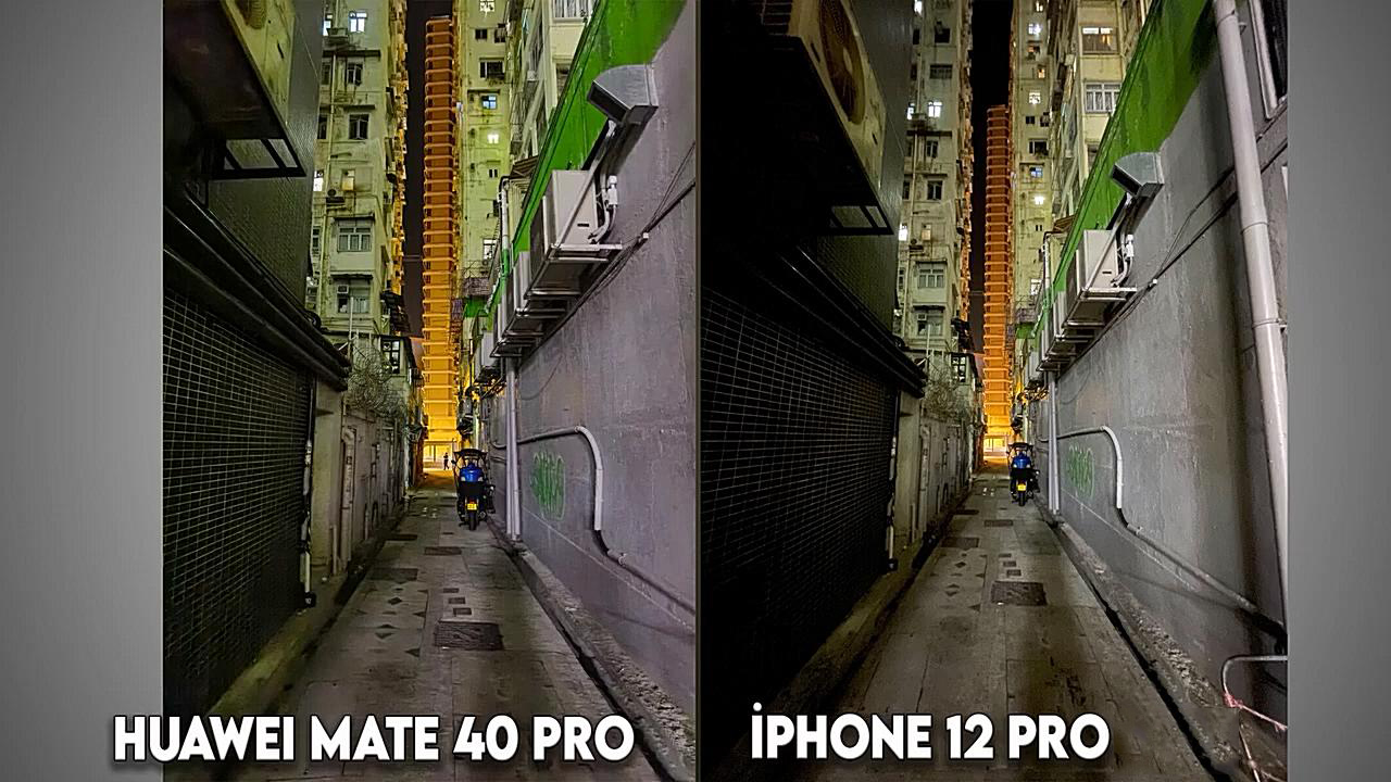华为Mate40Pro与iPhone12Pro夜拍比拼：差距体现在哪？_百科TA说