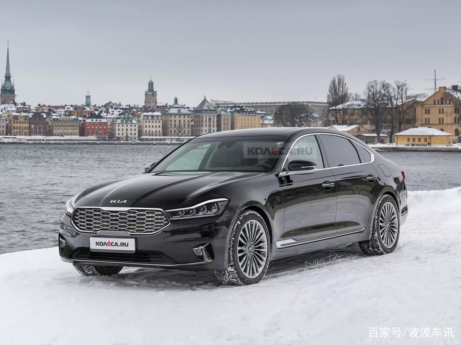 全新起亚K900渲染图曝光，采用全新的logo_百科TA说