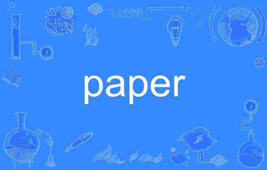 paper（英语单词）_百度百科