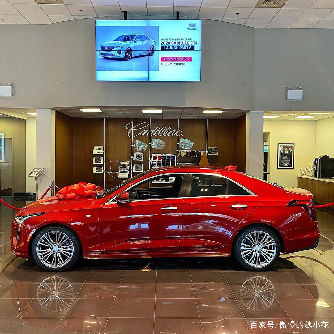 向BBA正式发起冲击，新款“凯迪拉克CT4”进店，外观内饰太精致！_百科TA说