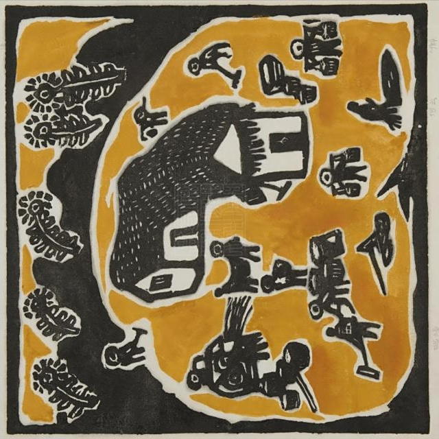 现代何云晒场版画_百度百科