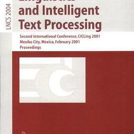 Computational Linguistics and Intelligent Text Processing_百度百科