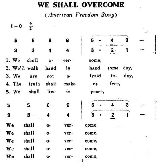 we shall overcome_百度百科