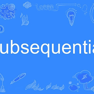 subsequential_百度百科